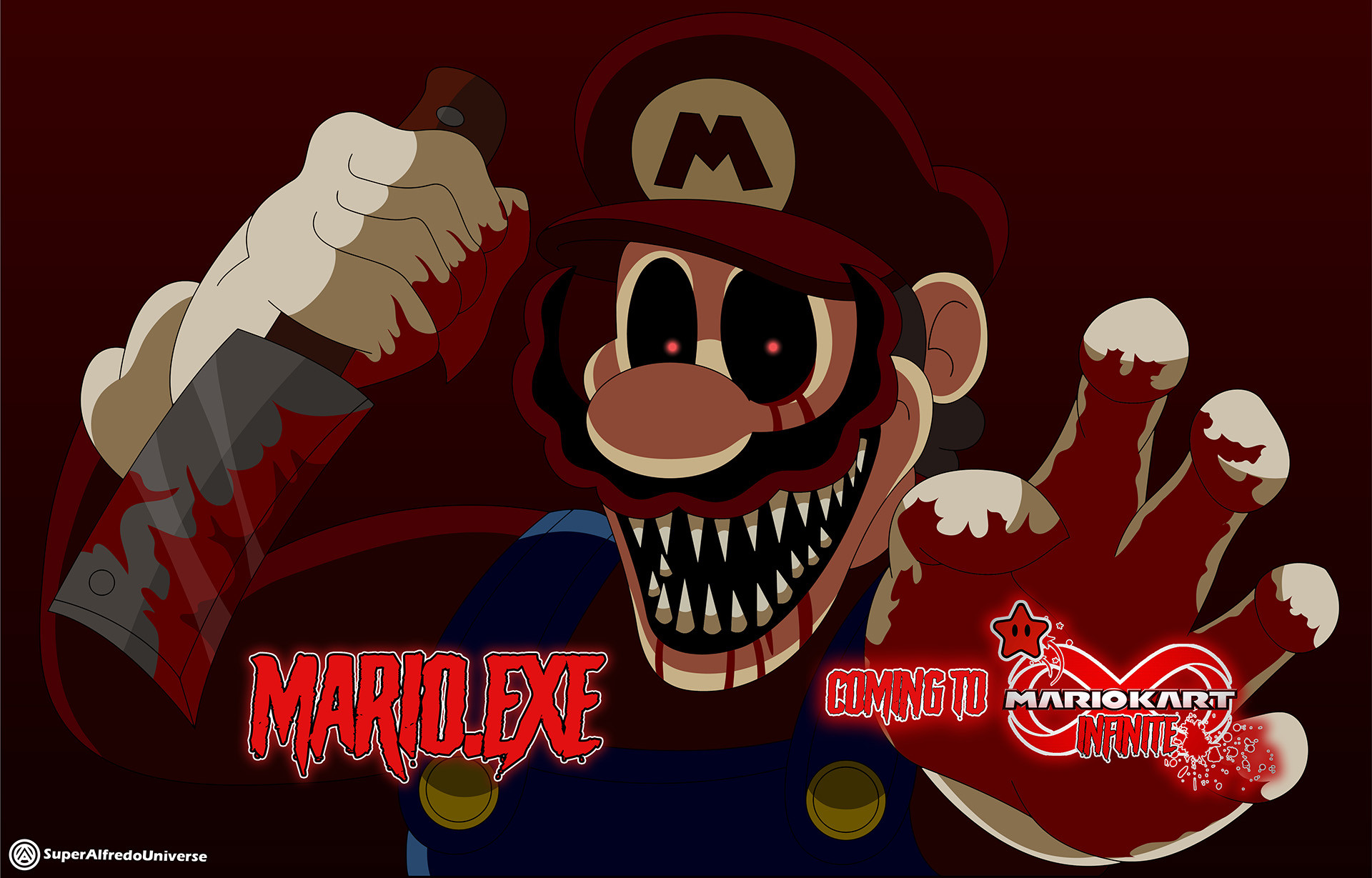Mario.exe Mod for Mario Kart 8 Deluxe | MK8D Mods