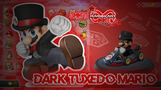 Dark Tuxedo Mario Mod for Mario Kart 8 Deluxe | MK8D Mods