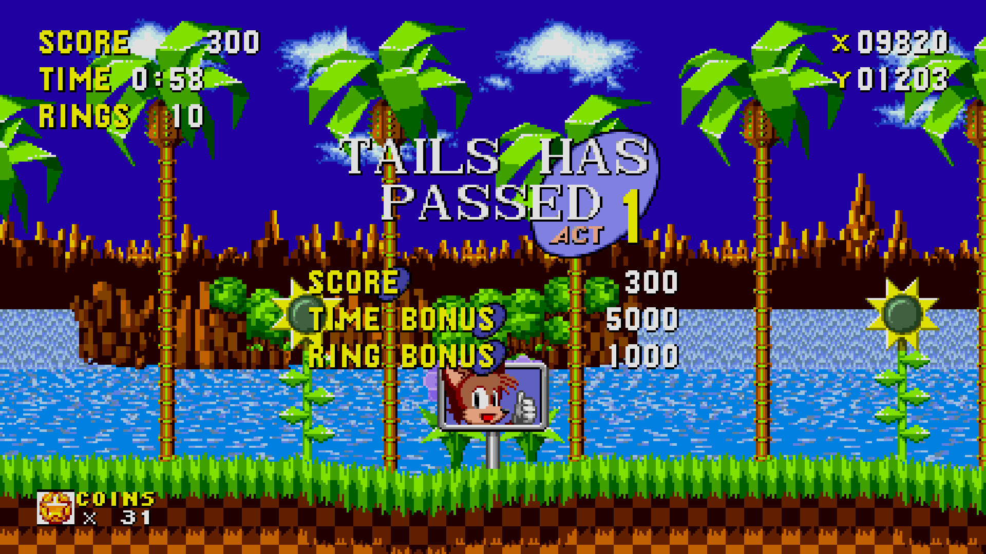 Beta Tails in Sonic 1 Mod for Sonic Origins | SO Mods