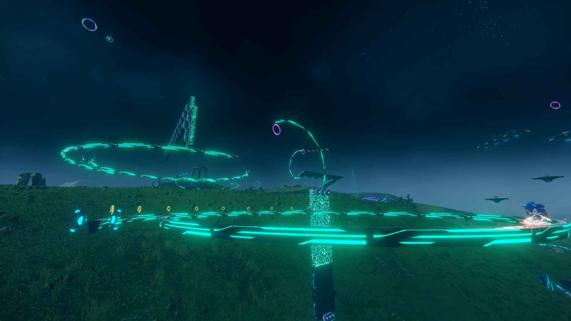 SXSG Platforms and Rails Mod for Sonic Frontiers | Frontiers Mods