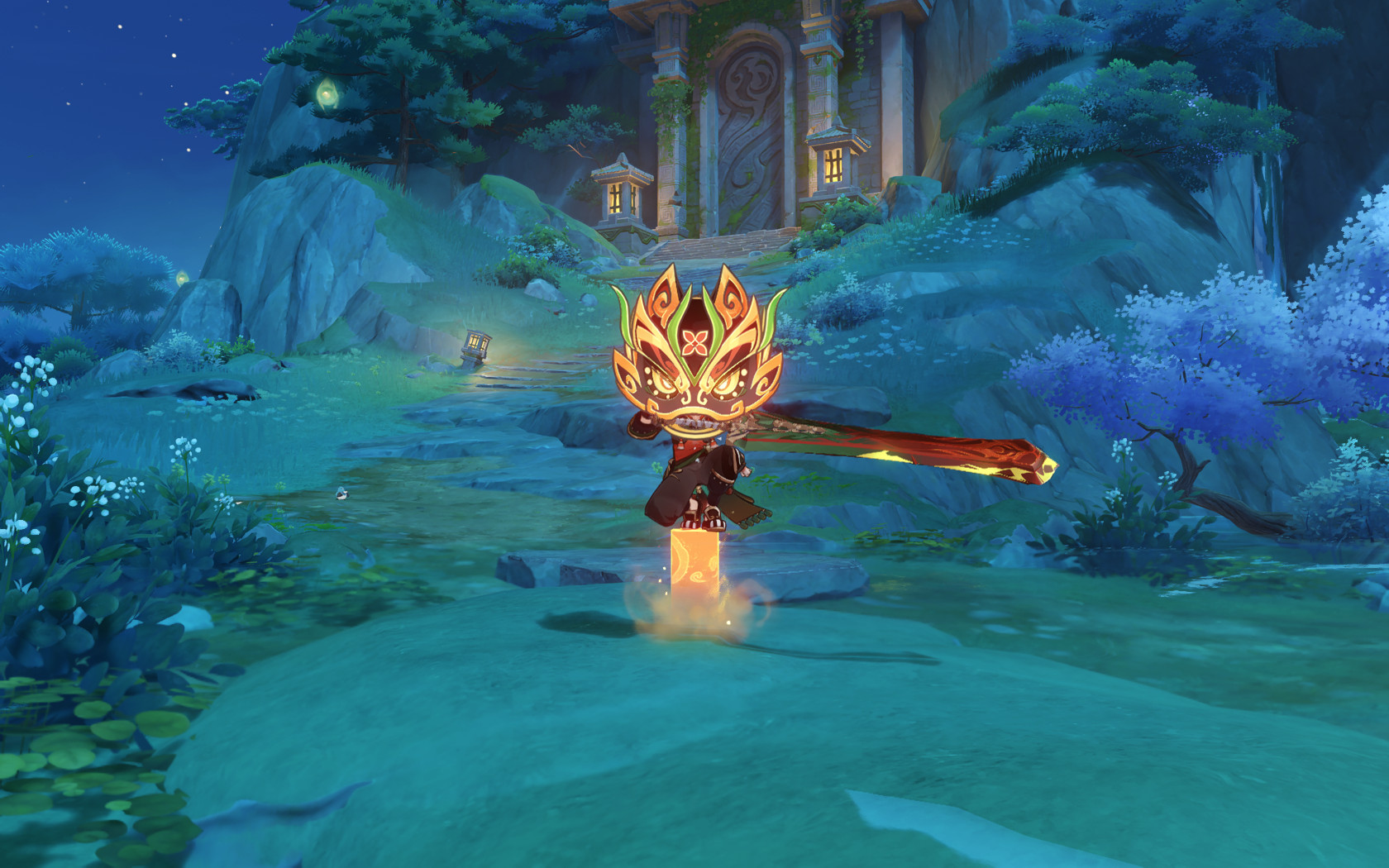 Yunli's blade over Rainslasher (+Gaming recolor) Mod for Genshin Impact ...