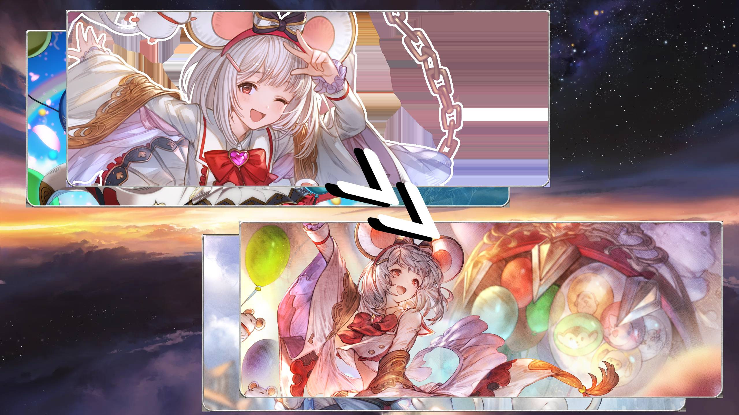 Profile Cards to Arcade Ending Illustrations Mod for Granblue Fantasy ...