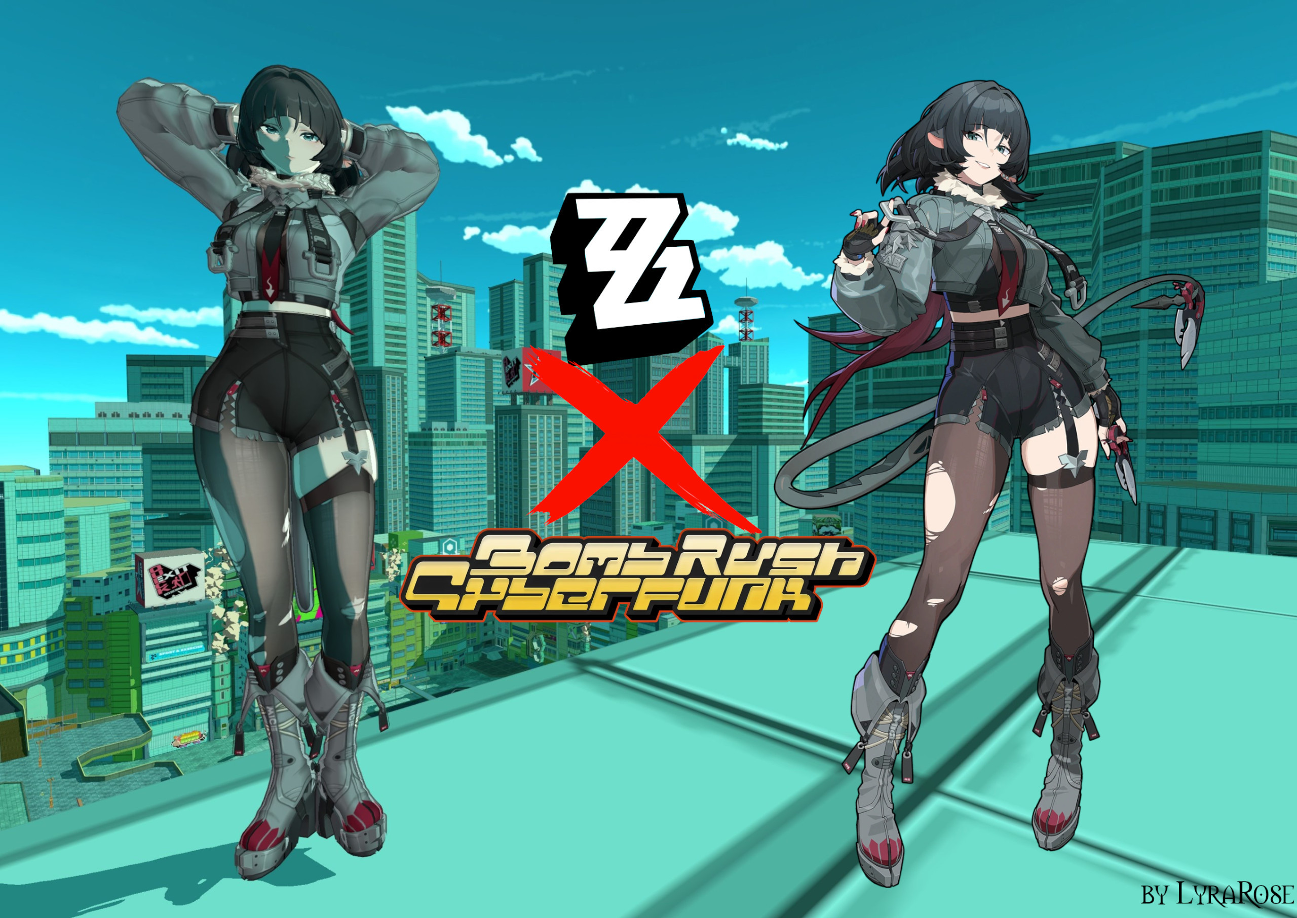 Jane Doe (ZZZ) Mod for Bomb Rush Cyberfunk | BRC Mods