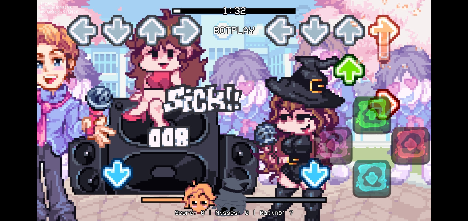 Playable GF Witch Pixel Mod for Friday Night Funkin' | FNF Mods