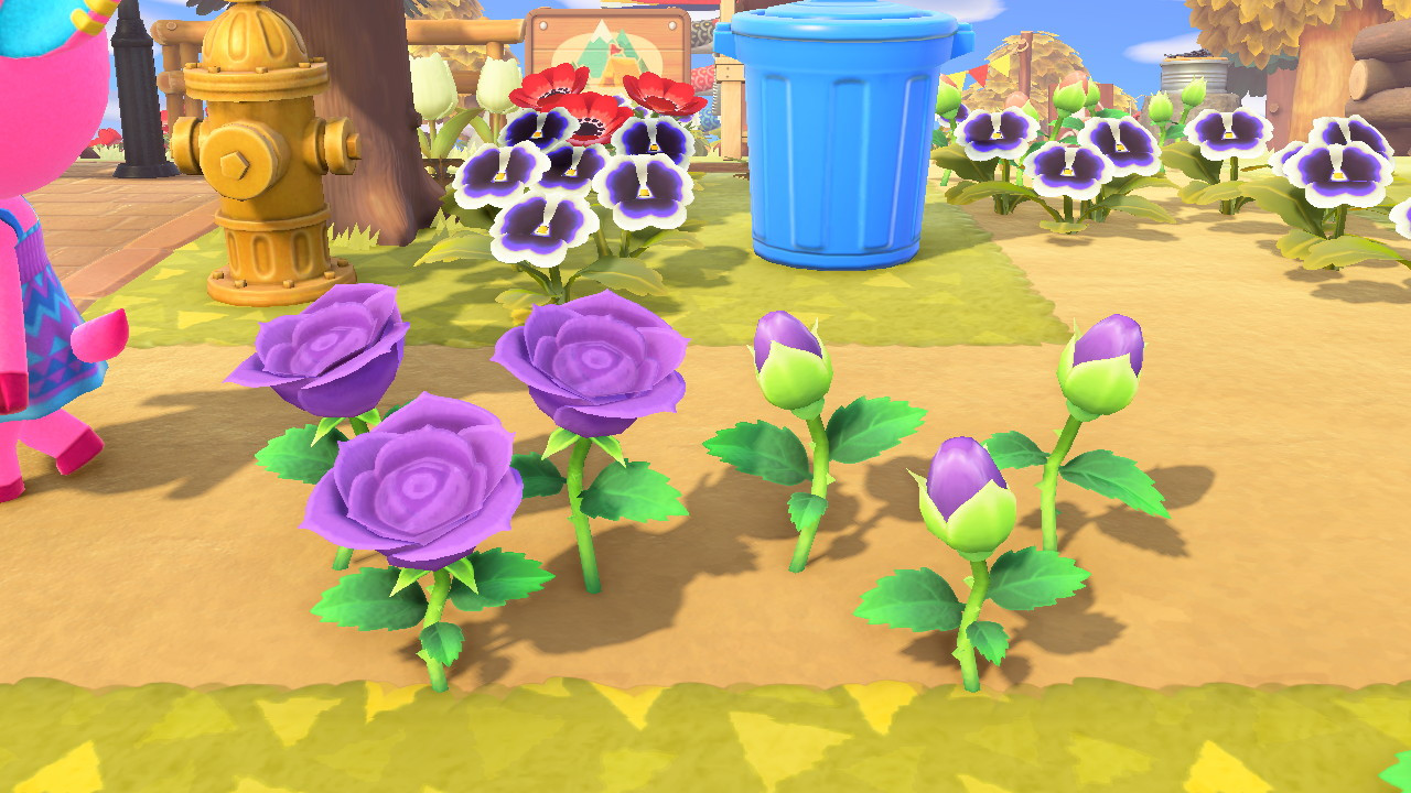Classic Purple Roses Mod for Animal Crossing: New Horizons | ACNH Mods