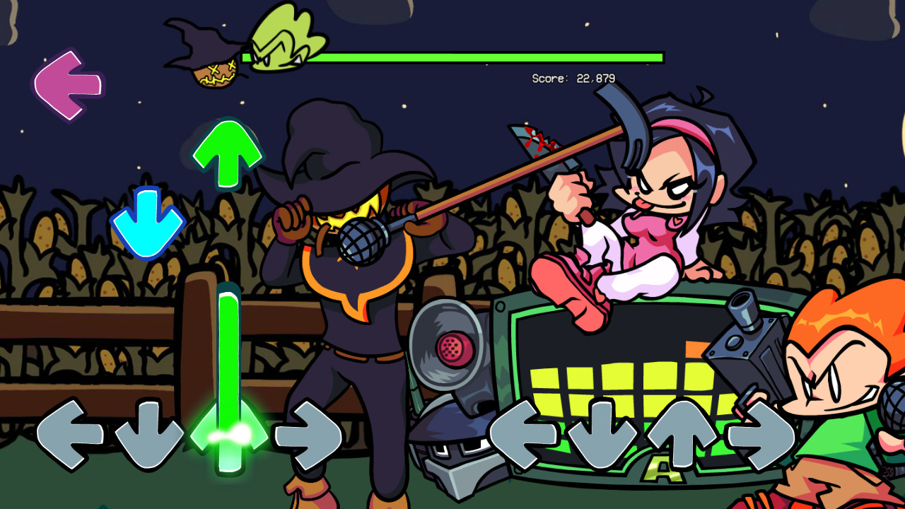 (MOBILE COMPATIBLE) Zardy Base Game/V-Slice Port Mod for Friday Night ...