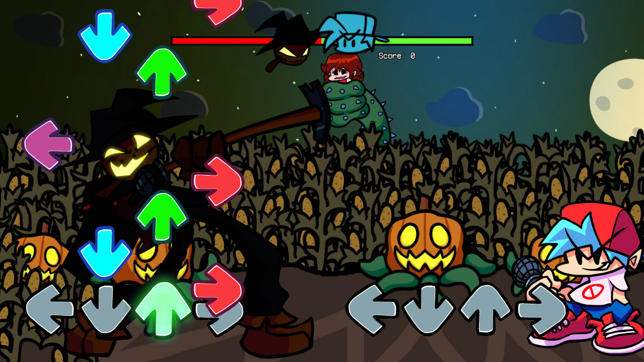 (MOBILE COMPATIBLE) Zardy Base Game/V-Slice Port Mod for Friday Night ...