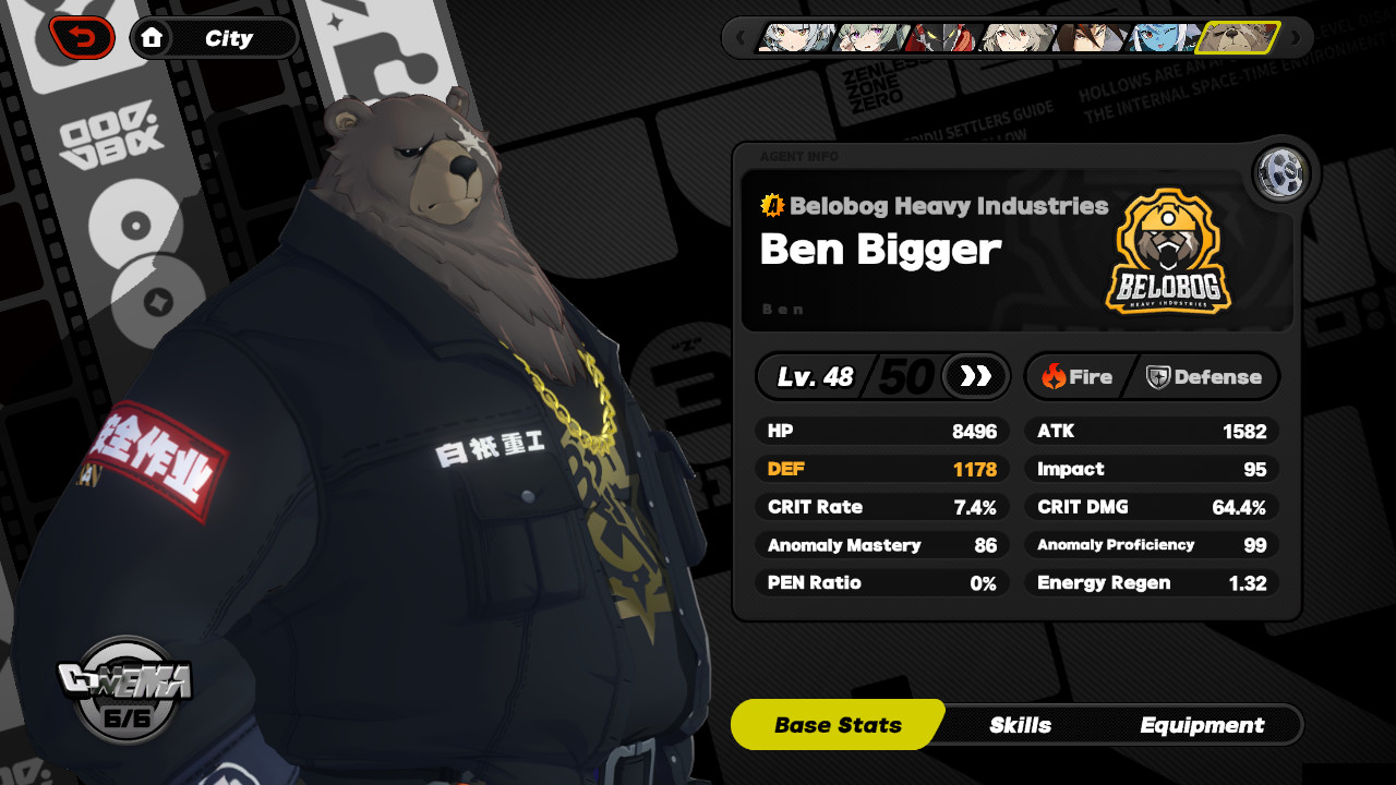 Ben in Black Mod for Zenless Zone Zero | ZZZ Mods