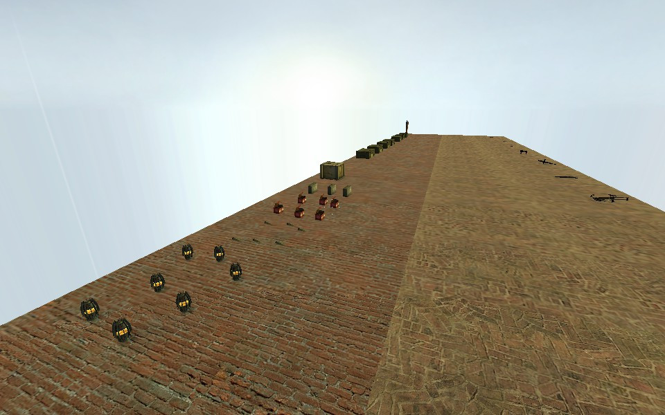 Weapon Testing Range [My First Map] Mod for Half-Life 2 | HL2 Mods