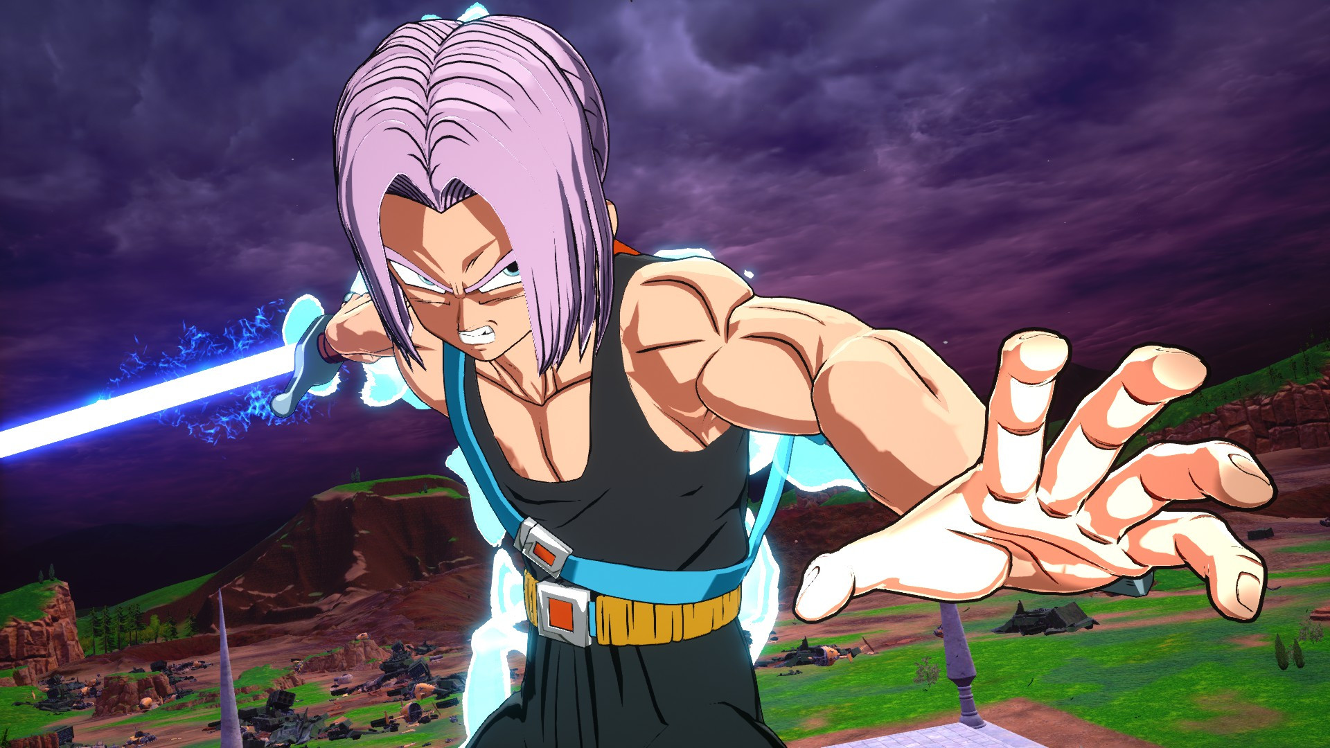 Trunks (Sword) With Ponytail Mod for Dragon Ball: Sparking! ZERO | DBSZ Mods