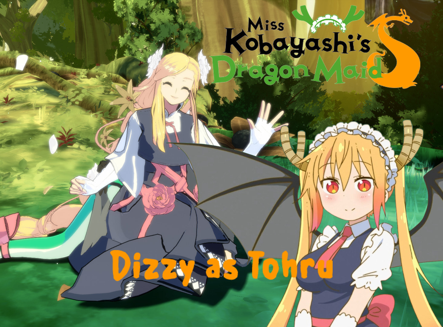 Dizzy as Tohru the Dragon Maid Mod for GUILTY GEAR -STRIVE- | GGST Mods