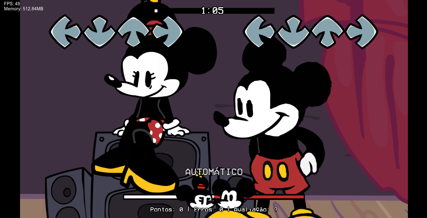 Minnie Mouse over Girlfriend + FLA Mod for Friday Night Funkin' | FNF Mods