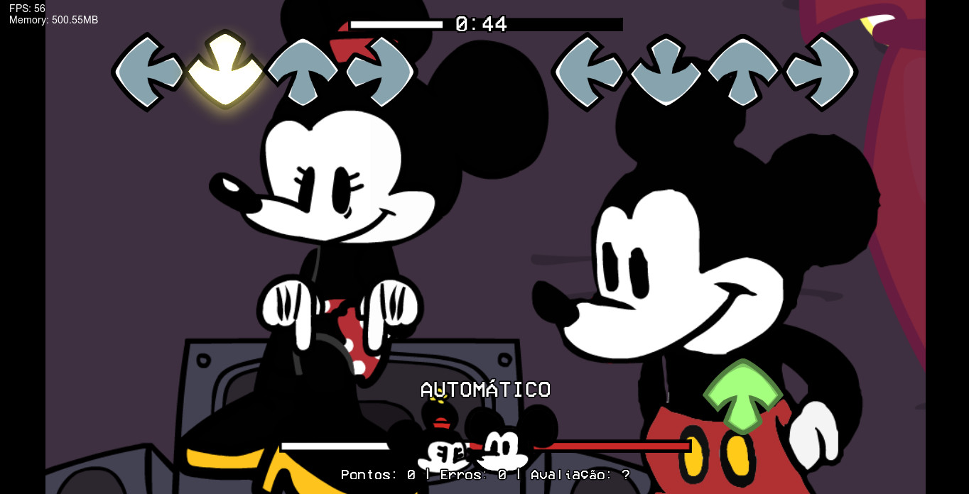 Minnie Mouse over Girlfriend + FLA Mod for Friday Night Funkin' | FNF Mods
