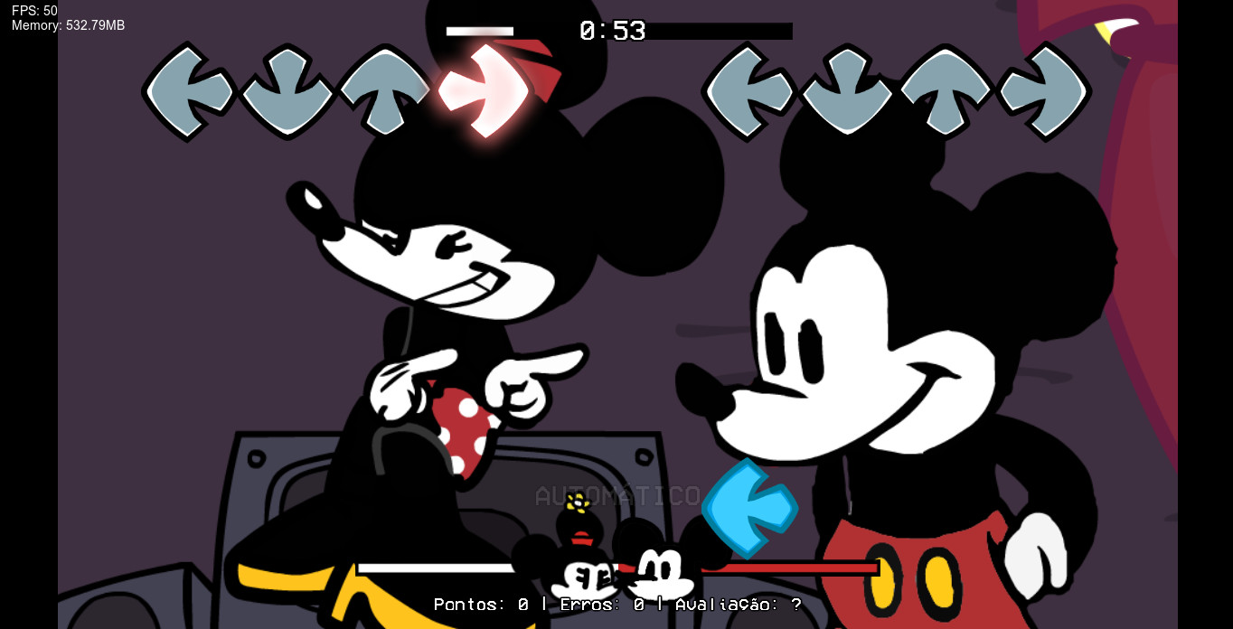 Minnie Mouse over Girlfriend + FLA Mod for Friday Night Funkin' | FNF Mods