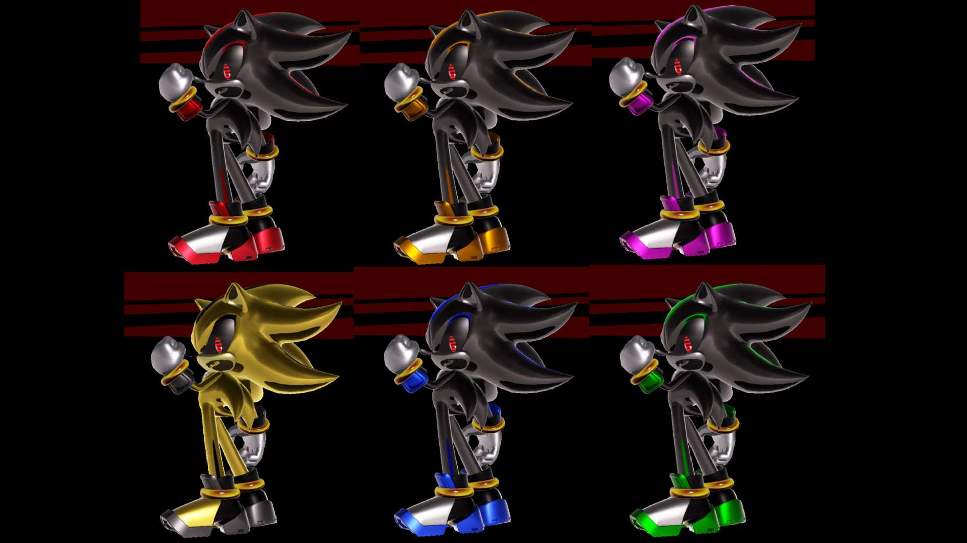 Metallic Android Shadow Pack Mod for Shadow Generations | SXSGShadow Mods