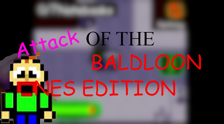 The Attack Of Baldloon But NES Edition Mod for Baldi's Basics | Baldi Mods