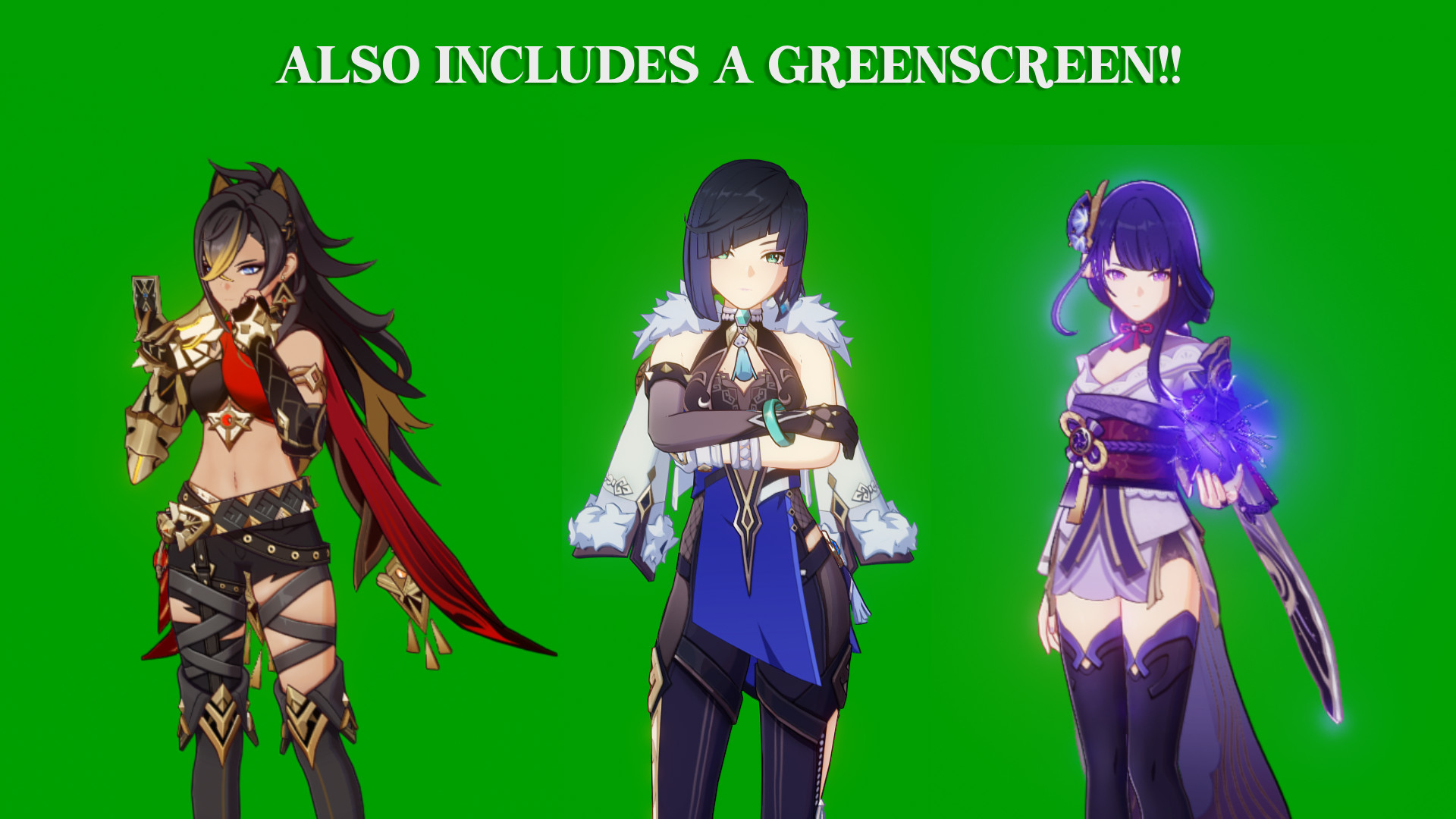 Background Effect Hider + Greenscreen Mod for Genshin Impact | GI Mods