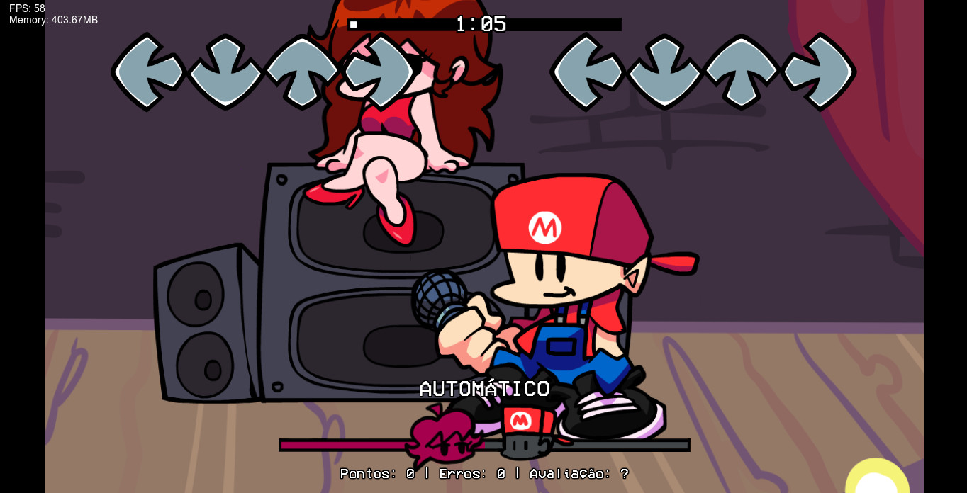 João Vitor (Me) Mario Cosplay + FLA Mod for Friday Night Funkin' | FNF Mods