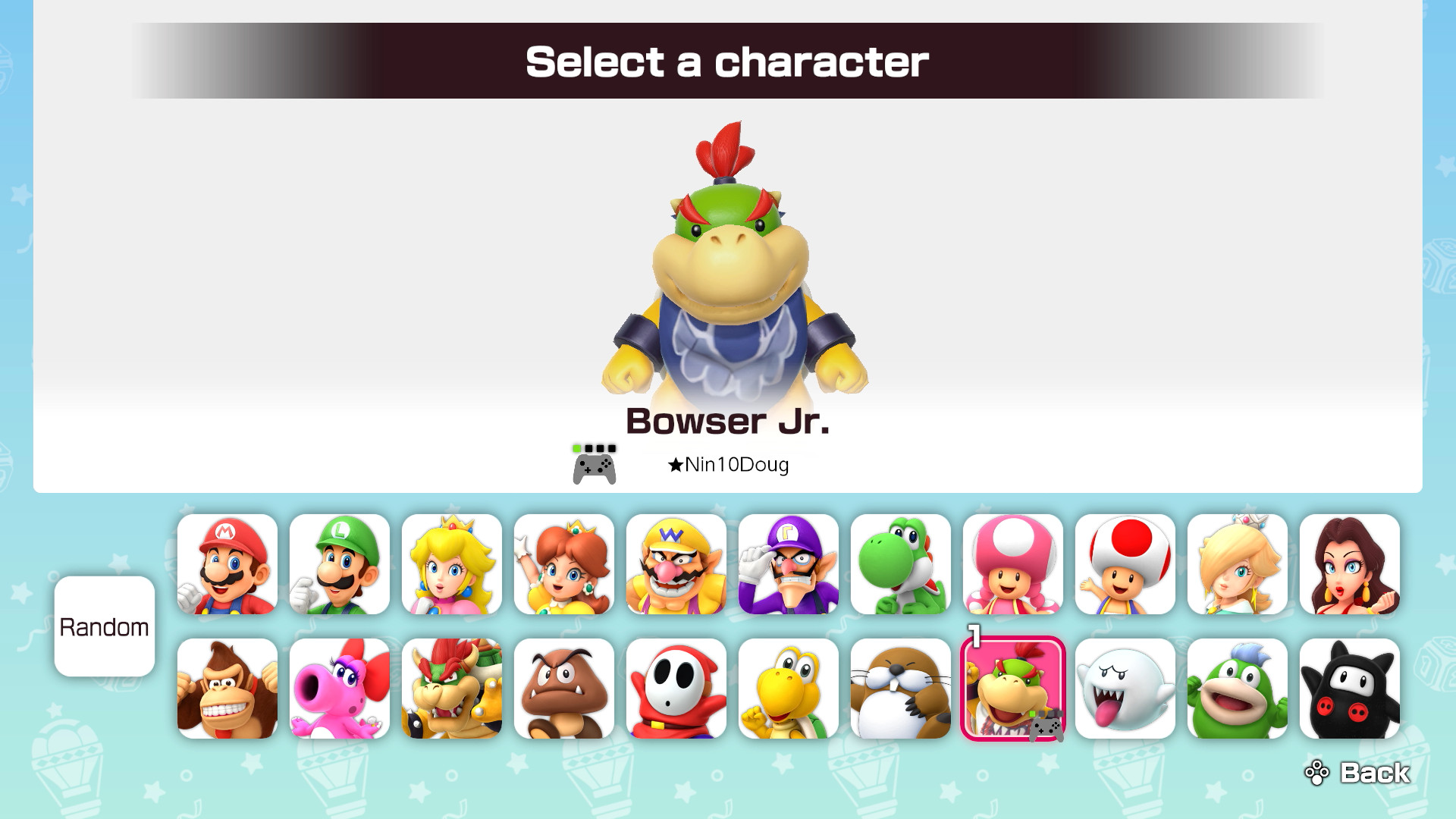 Sunshine Bowser Jr. Mod for Super Mario Party Jamboree | SMPJ Mods