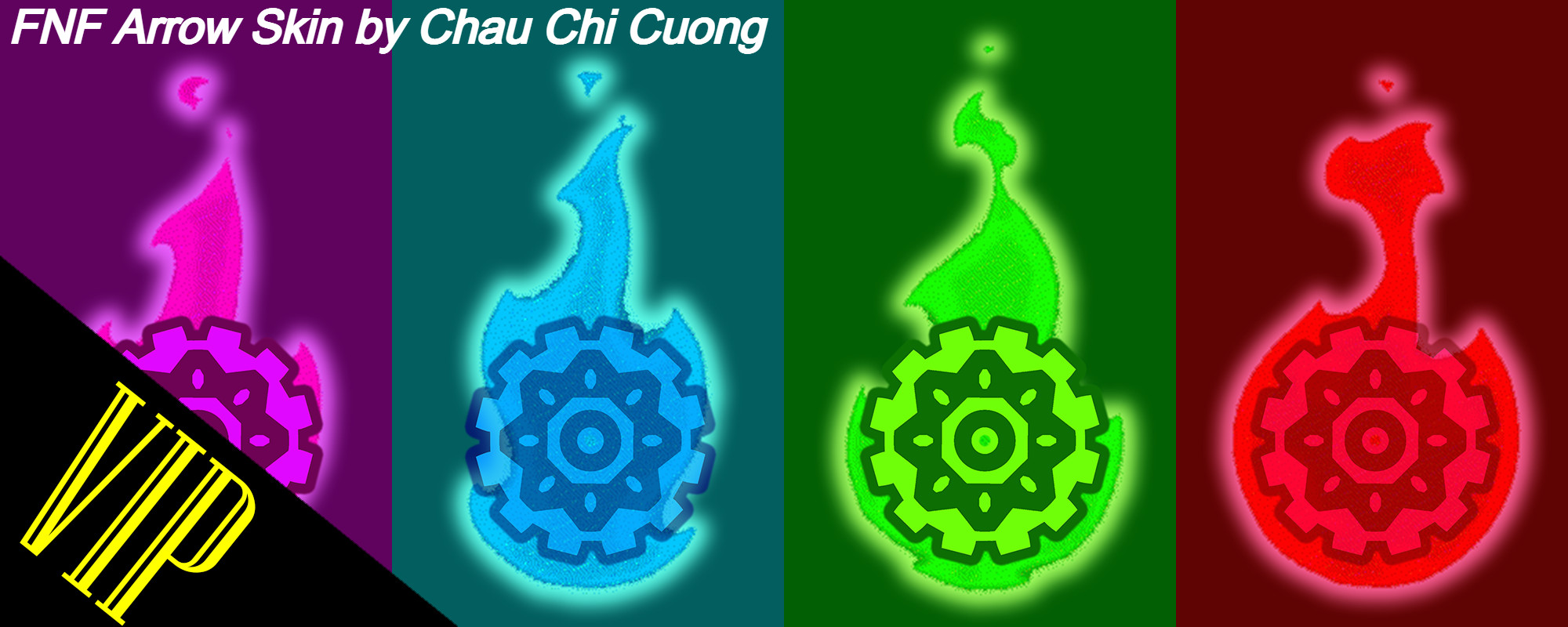 Fire Gear Whell NOTE assets Mod for Friday Night Funkin' | FNF Mods