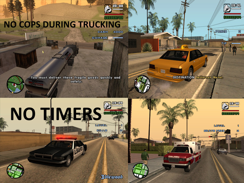Modded Main.scm for PC, Xbox and PS2 Mod for Grand Theft Auto: San Andreas | GTA:SA Mods