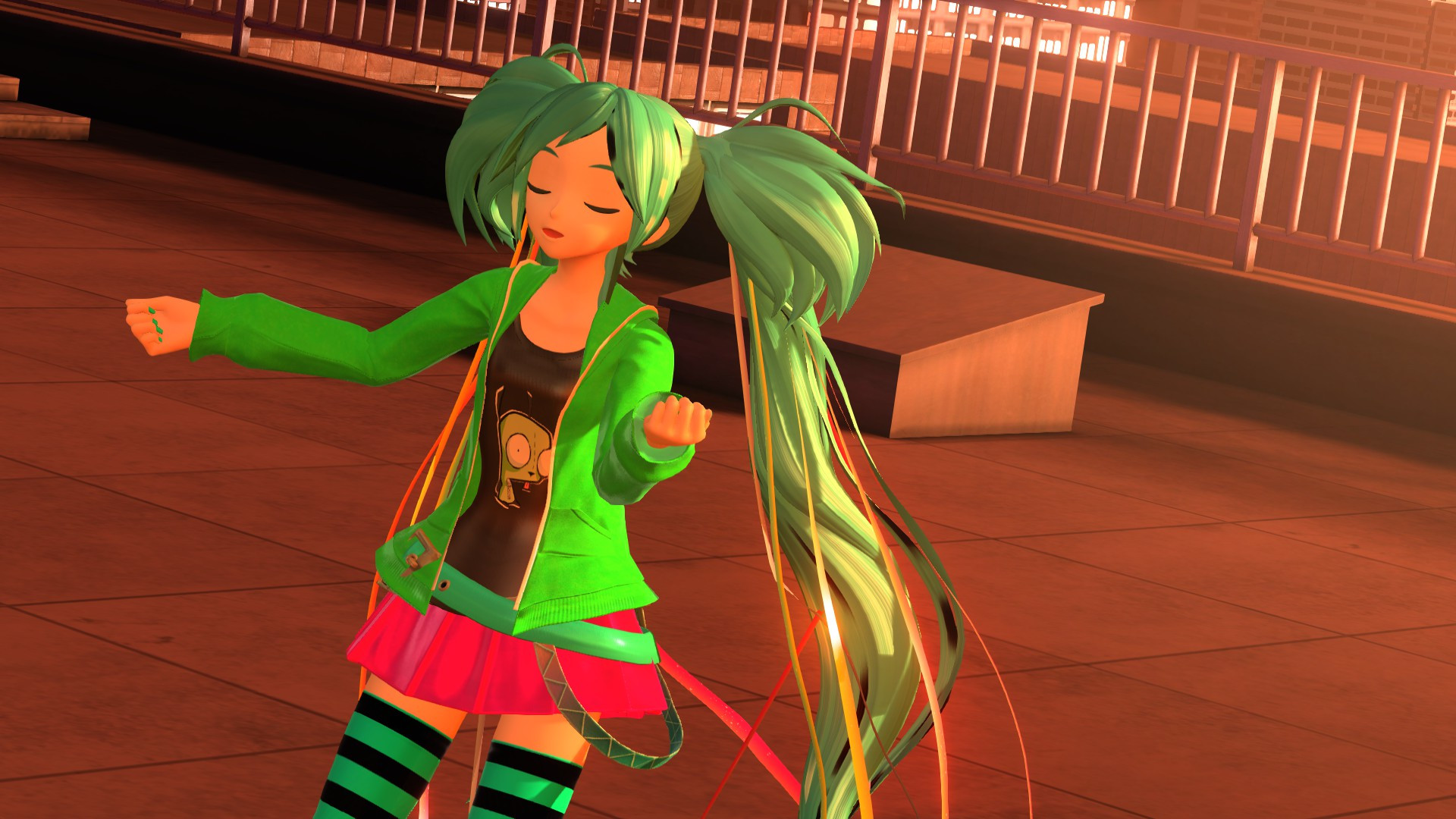 Scene Miku Mod for Hatsune Miku: Project DIVA Mega Mix+ | PDMegaMix+ Mods
