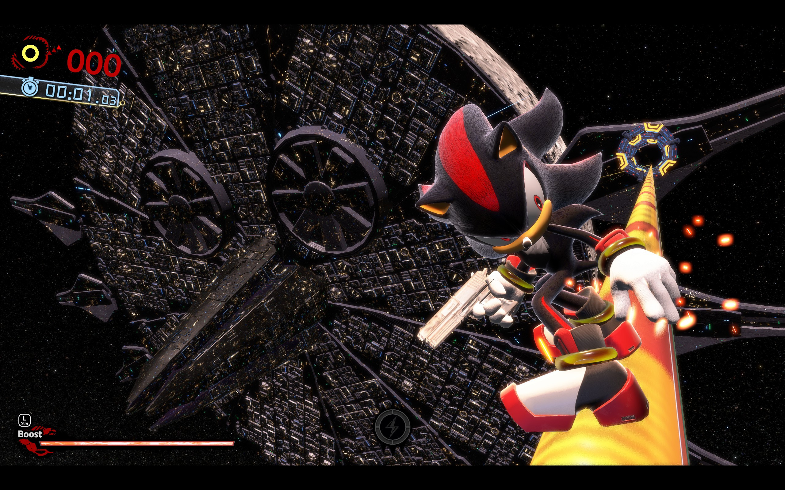 shadow with a GUN Mod for Shadow Generations | SXSGShadow Mods