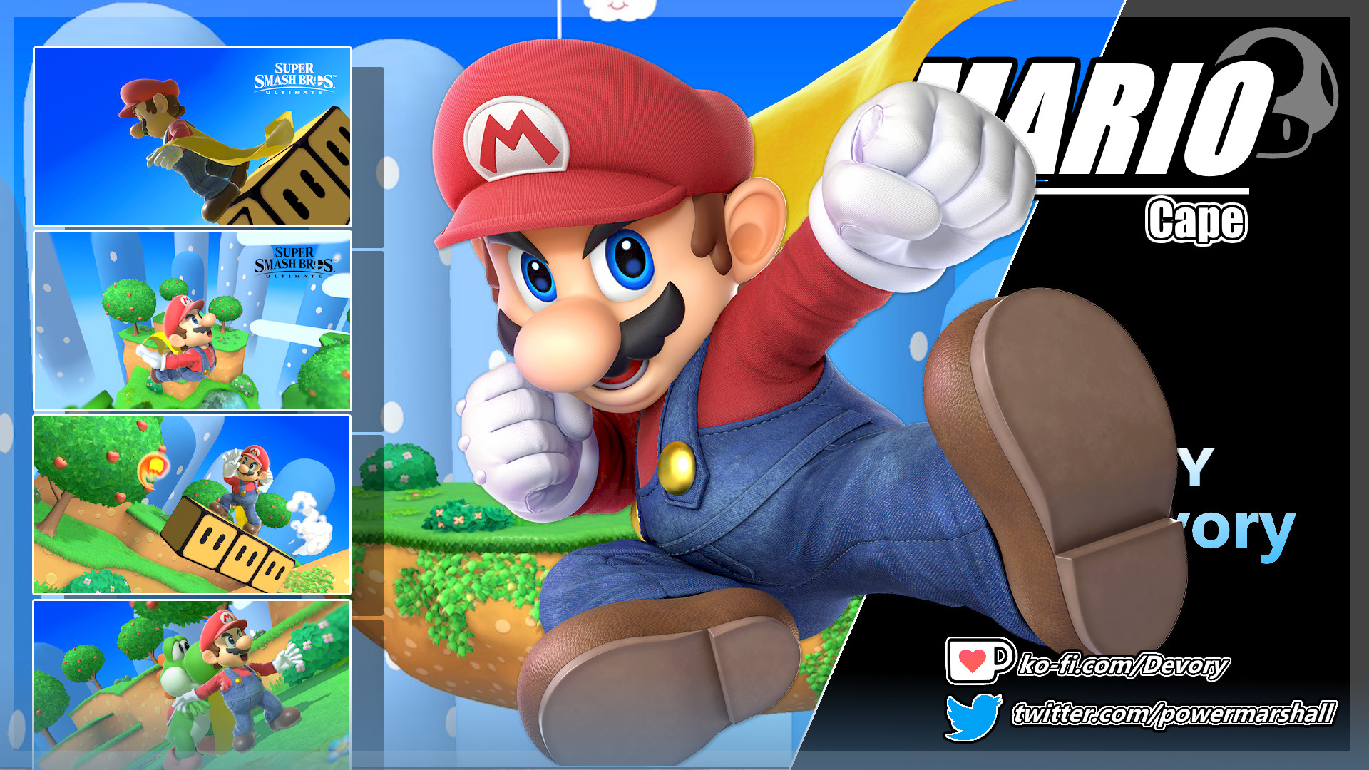 Cape Mario Mod for Super Smash Bros. Ultimate | SSBU Mods