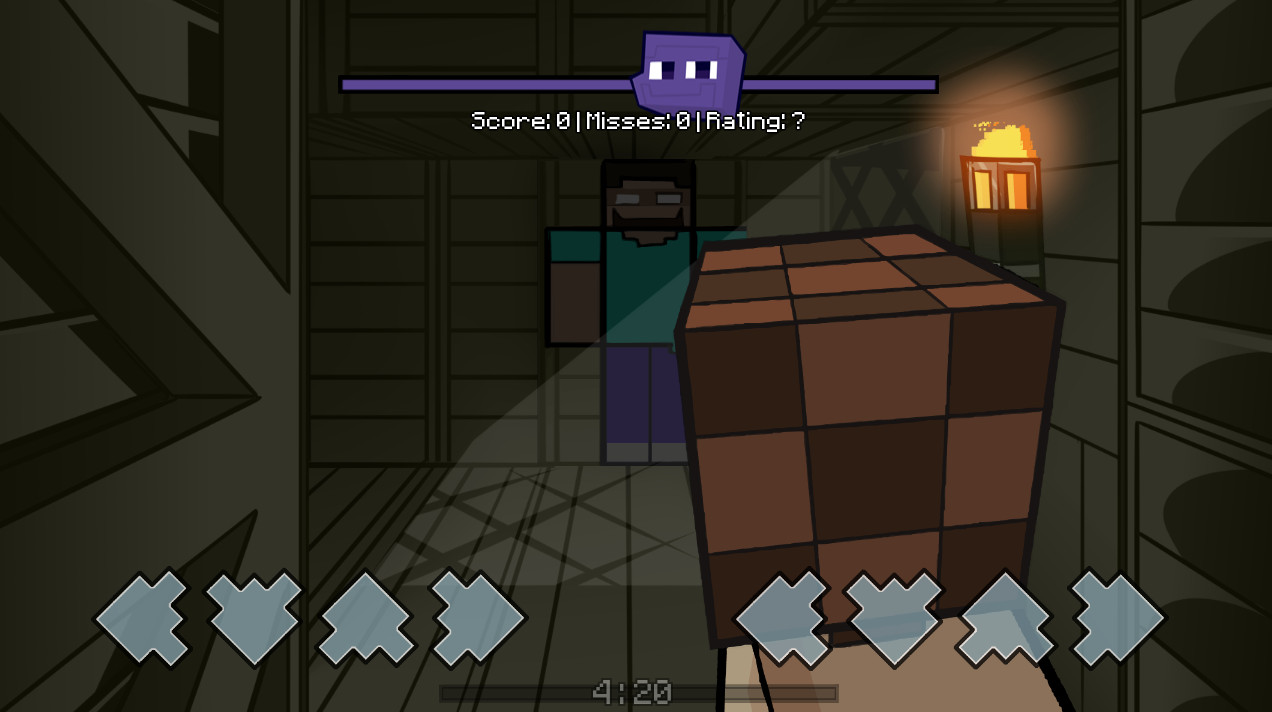 FNF: Legends of Herobrine Mod for Friday Night Funkin' | FNF Mods