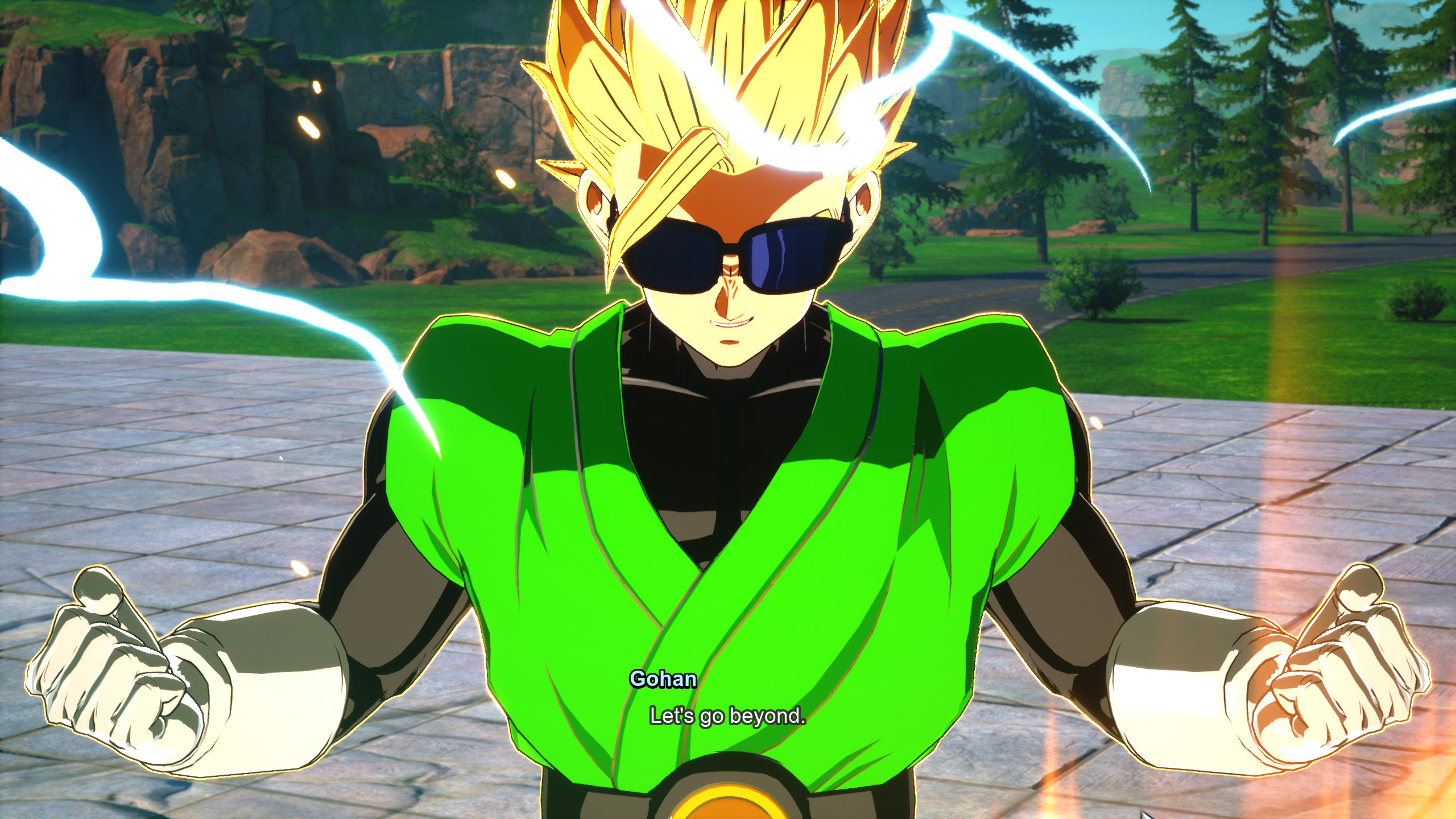 Adult Gohan with sunglasses Mod for Dragon Ball: Sparking! ZERO | DBSZ Mods