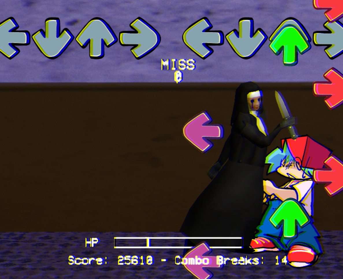 NUN V2 (NUN MASSACRE FNF) Mod for Friday Night Funkin' | FNF Mods