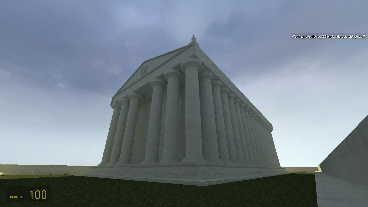 The Largest Parthenon [Second Map] Updated Mod for Half-Life 2 | HL2 Mods