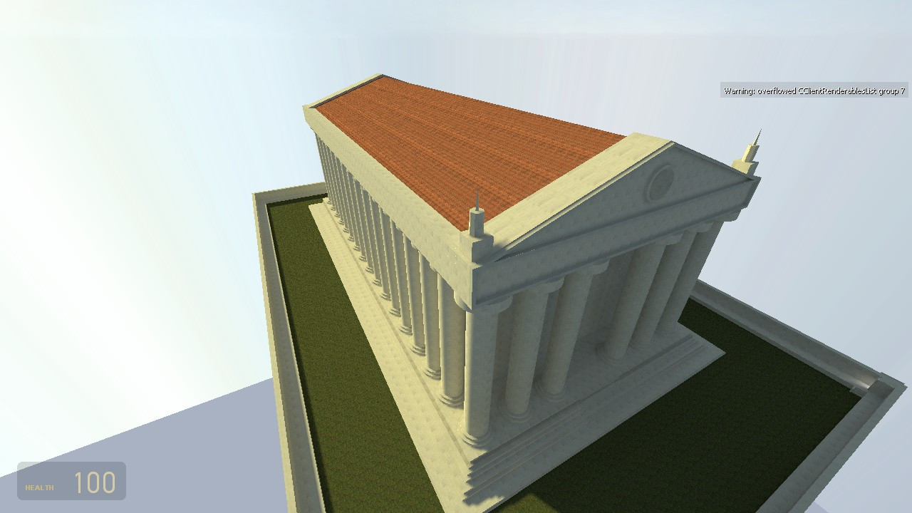 The Largest Parthenon [Second Map] Updated Mod for Half-Life 2 | HL2 Mods