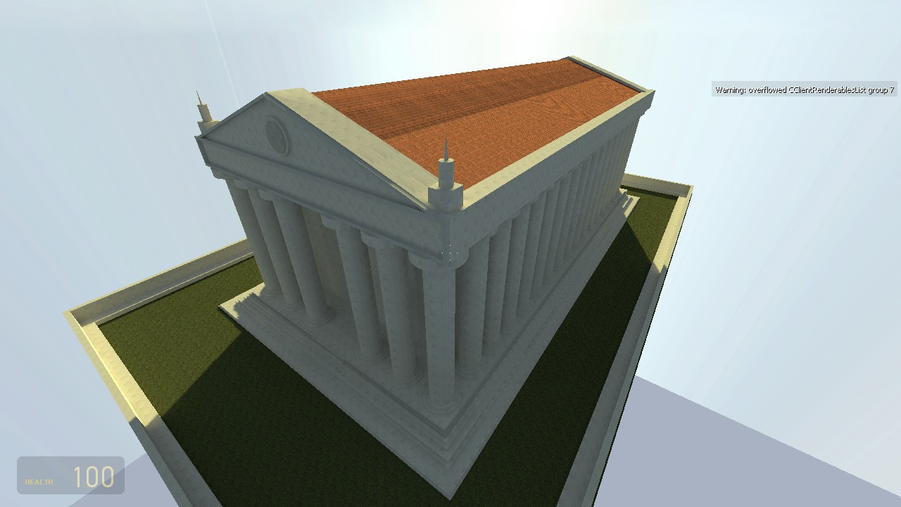 The Largest Parthenon [Second Map] Updated Mod for Half-Life 2 | HL2 Mods