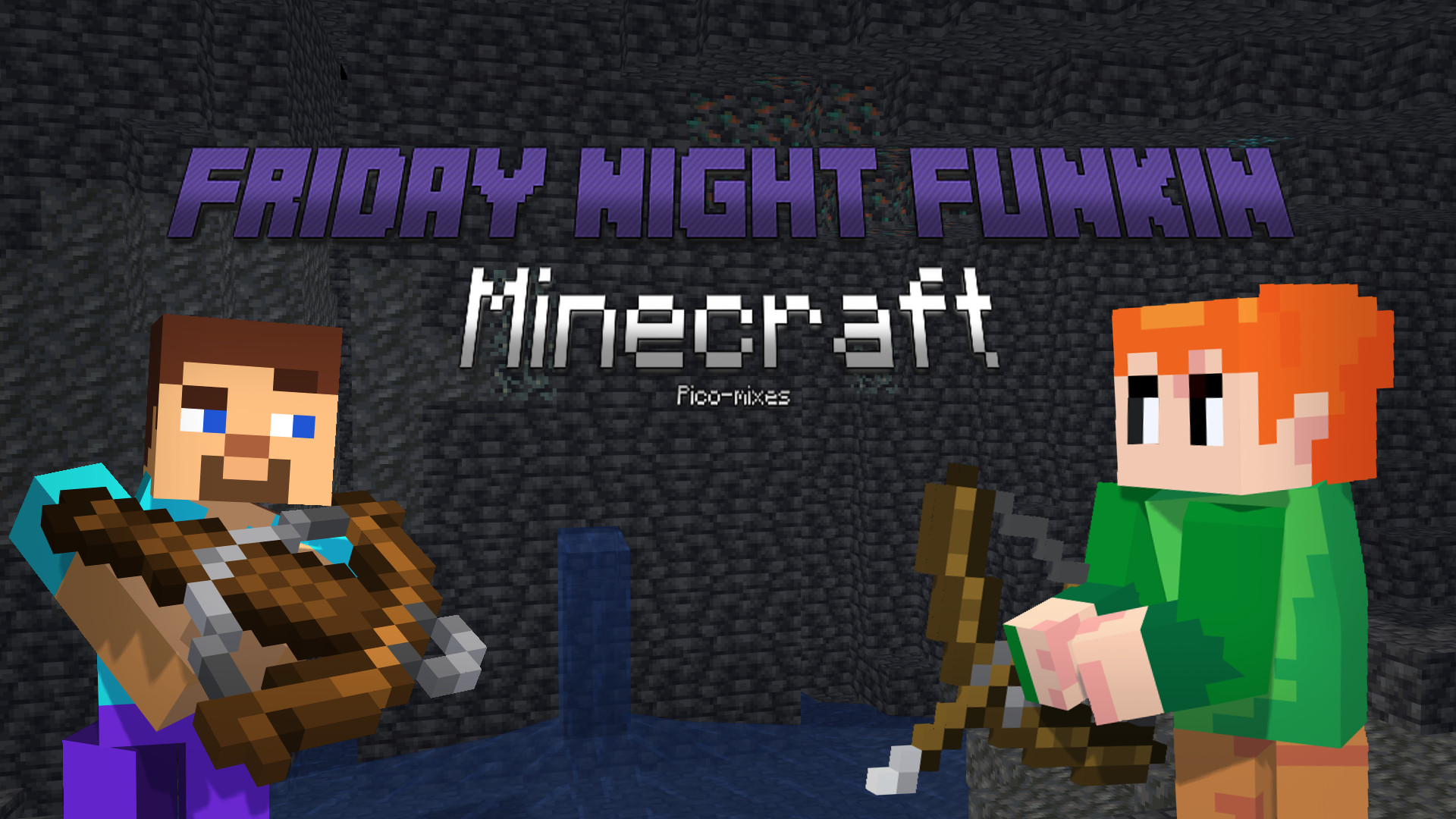 FNF: Minecraft (Pico-Mixed) Mod for Friday Night Funkin' | FNF Mods