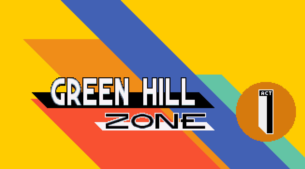 Sonic 1 Title Card