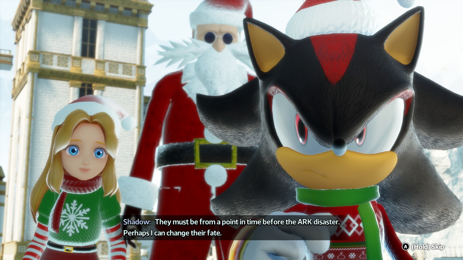 Festive Maria and Gerald Claus Mod for Shadow Generations | SXSGShadow Mods