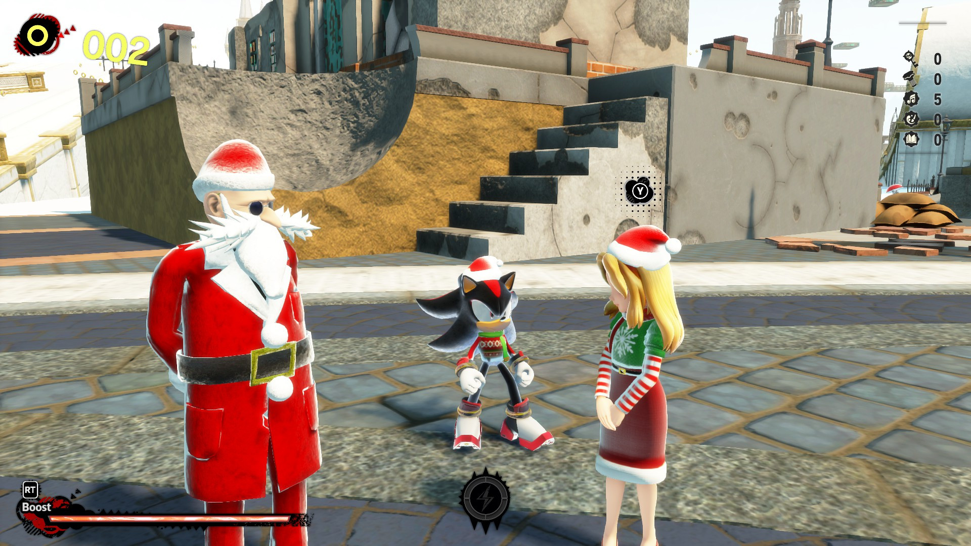 Festive Maria and Gerald Claus Mod for Shadow Generations | SXSGShadow Mods