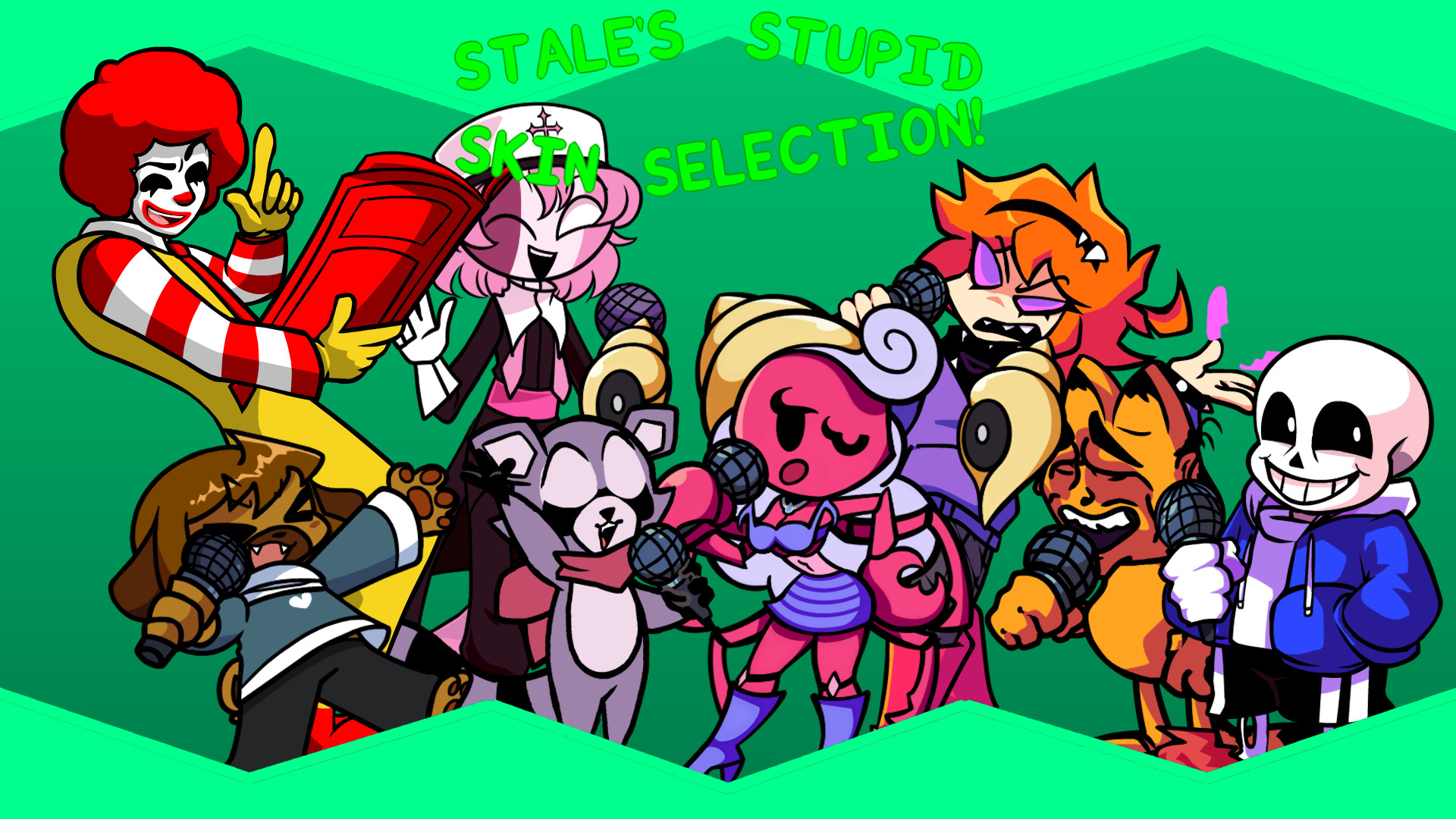 Stale's Stupid Skin Selection! (for Psych Online) Mod for Friday Night ...