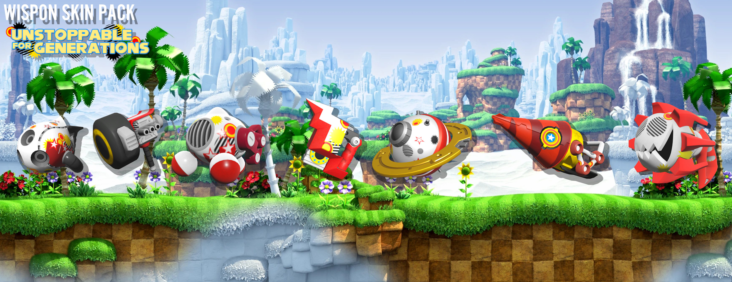 Wispon Skin Pack - Unstoppable for Generations Mod for Sonic Forces ...