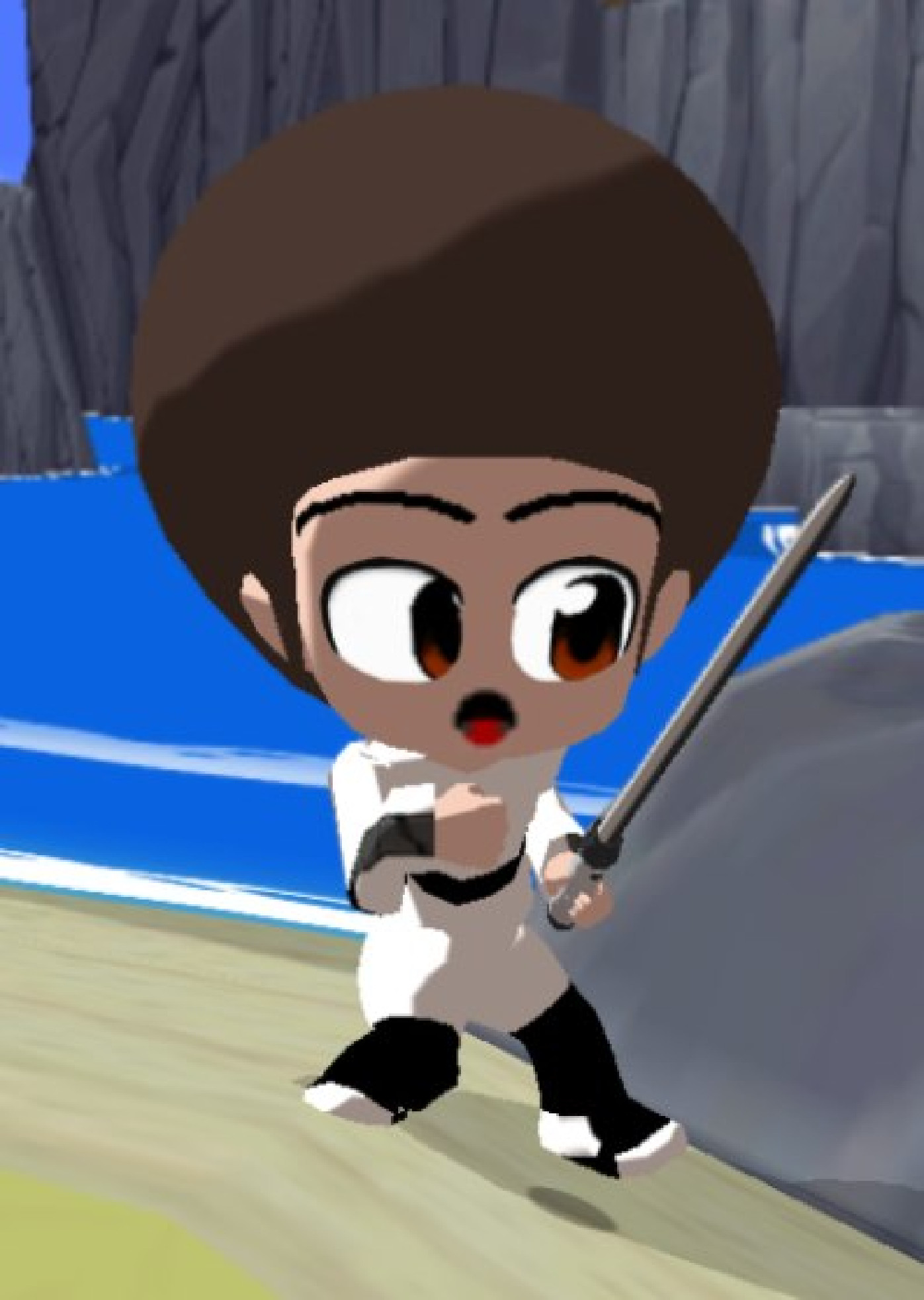 White Swordsman Deonte Over Link Mod for The Legend of Zelda: The Wind Waker | Wind Waker Mods