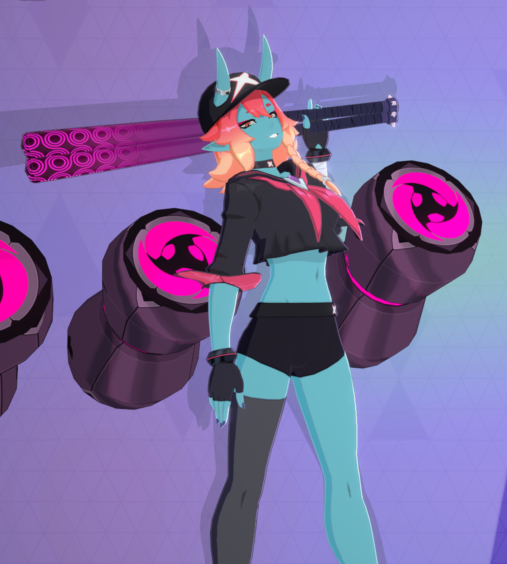 Skirtless Mako Mod for Omega Strikers | OS Mods