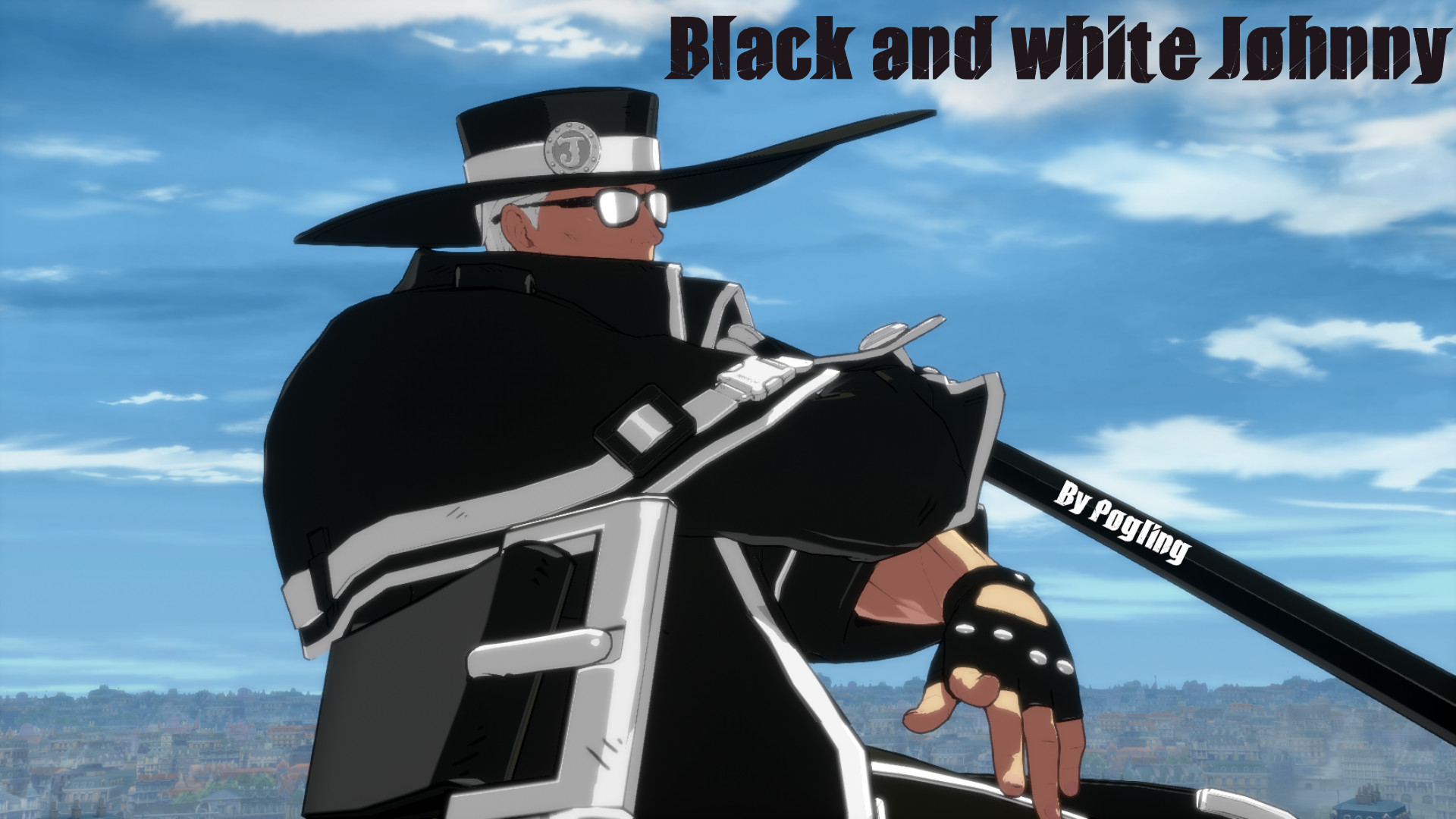 Black and white Johnny Mod for GUILTY GEAR -STRIVE- | GGST Mods