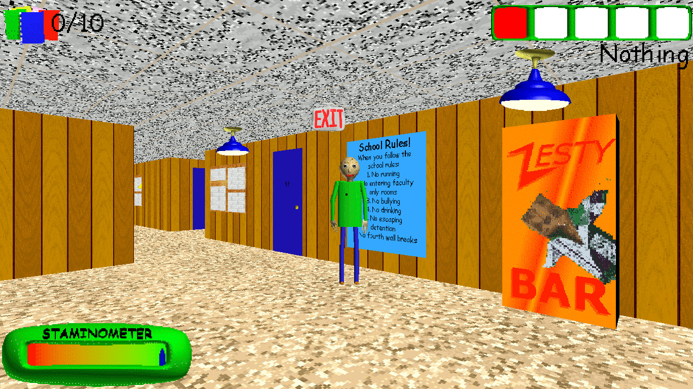 Baldi's 10 Notebook School! Mod for Baldi's Basics | Baldi Mods