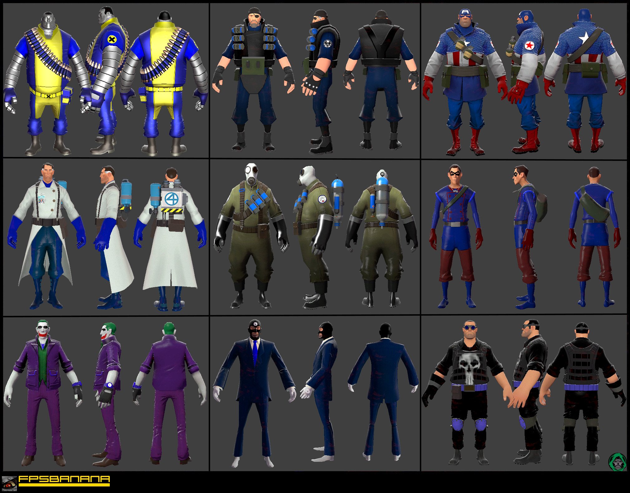 World's Greatest Skinpack: Blu [Team Fortress 2] [Mods]