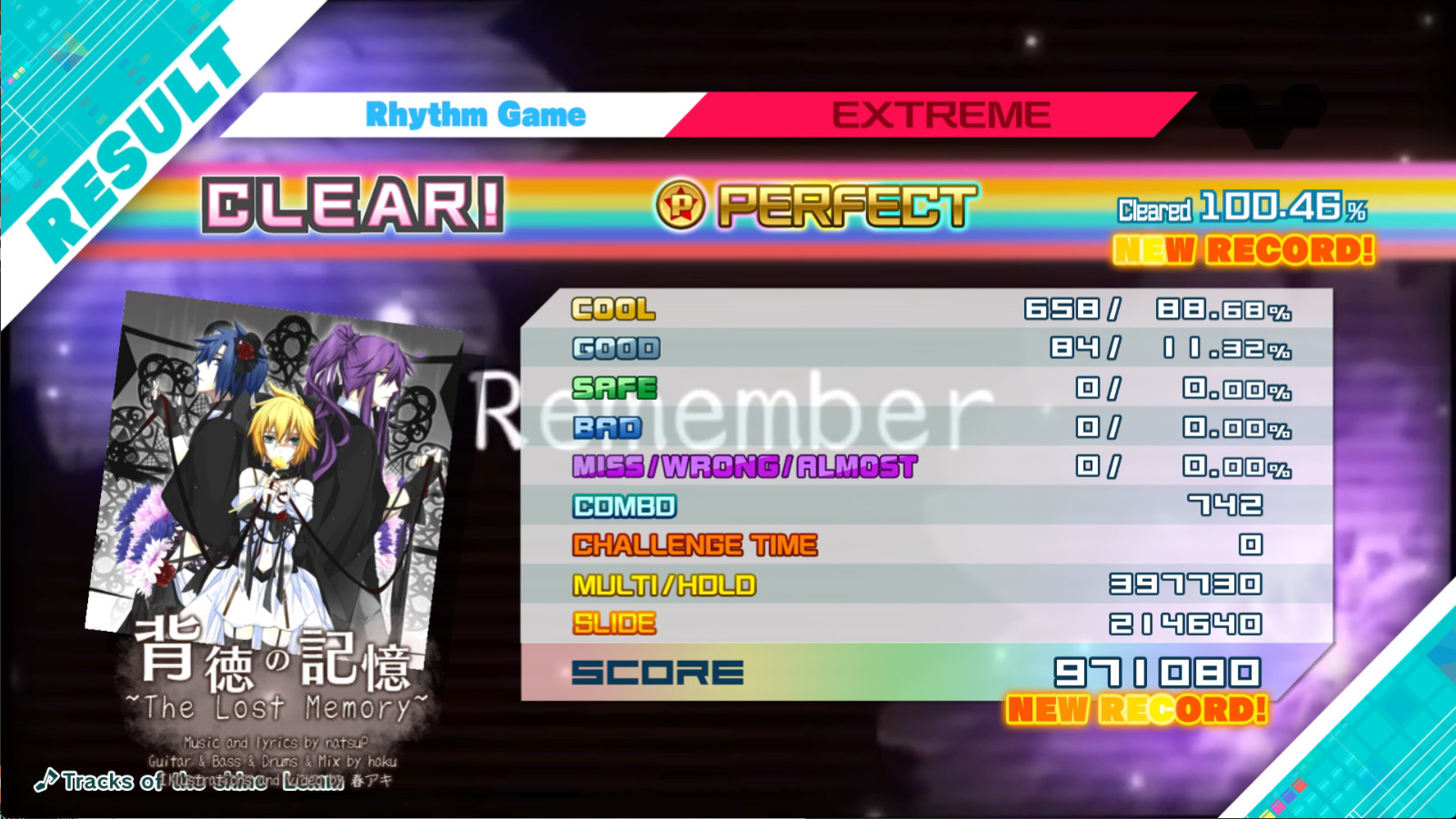 The Immoral Memory ~The Lost Memory~ (Custom Song) Mod for Hatsune Miku: Project DIVA Mega Mix+ ...