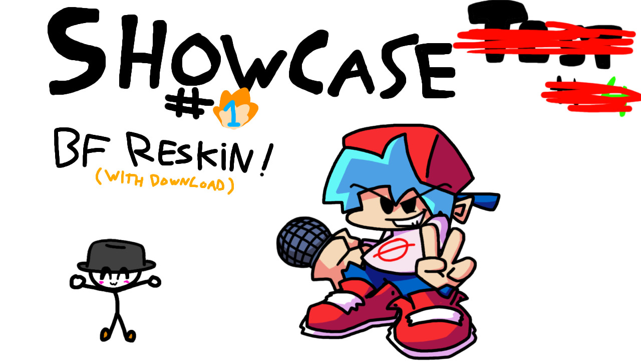 Boyfriend reskin, bydestyled Mod for Friday Night Funkin' | FNF Mods