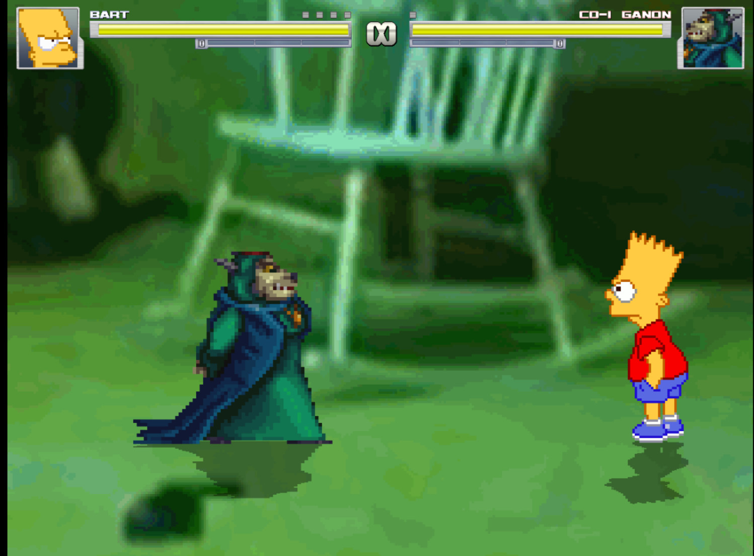 Ghost Caught On Tape Background Mod for M.U.G.E.N | MUGEN Mods