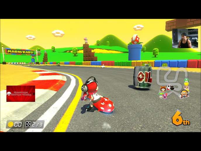 Oil Can from MKGPA2 over Banana mod MK8D Mod for Mario Kart 8 Deluxe ...