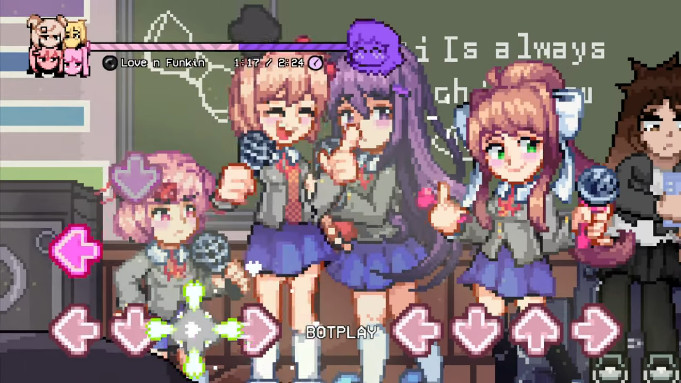 ddto+ pixel musicroom (fanmade stage) Mod for Friday Night Funkin ...